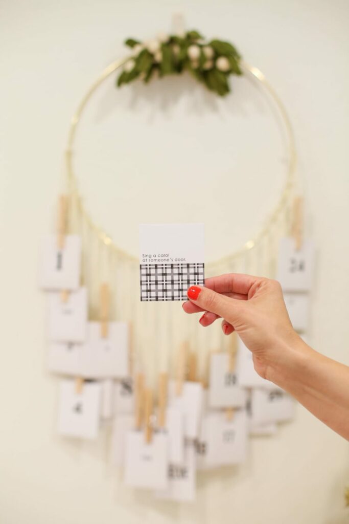 Kindness Advent Calendar with Free Printables » Lovely Indeed