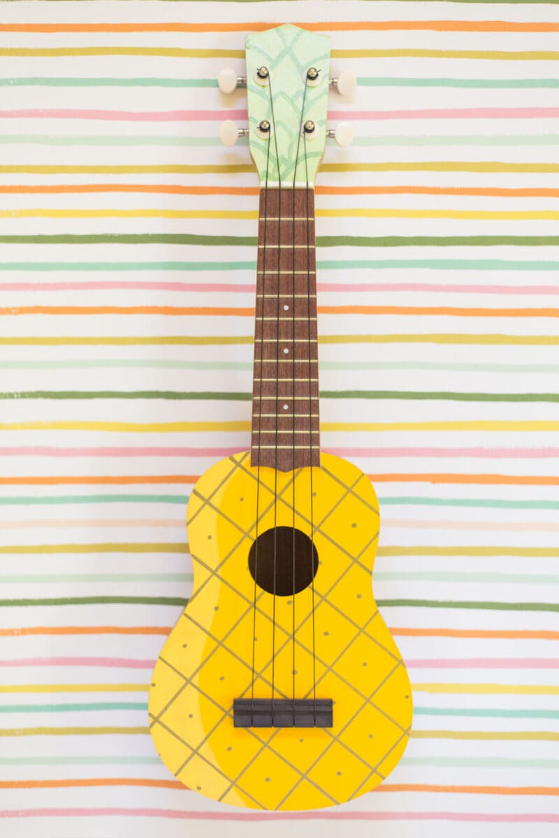 How to Make a Painted Pineapple Ukulele » Lovely Indeed