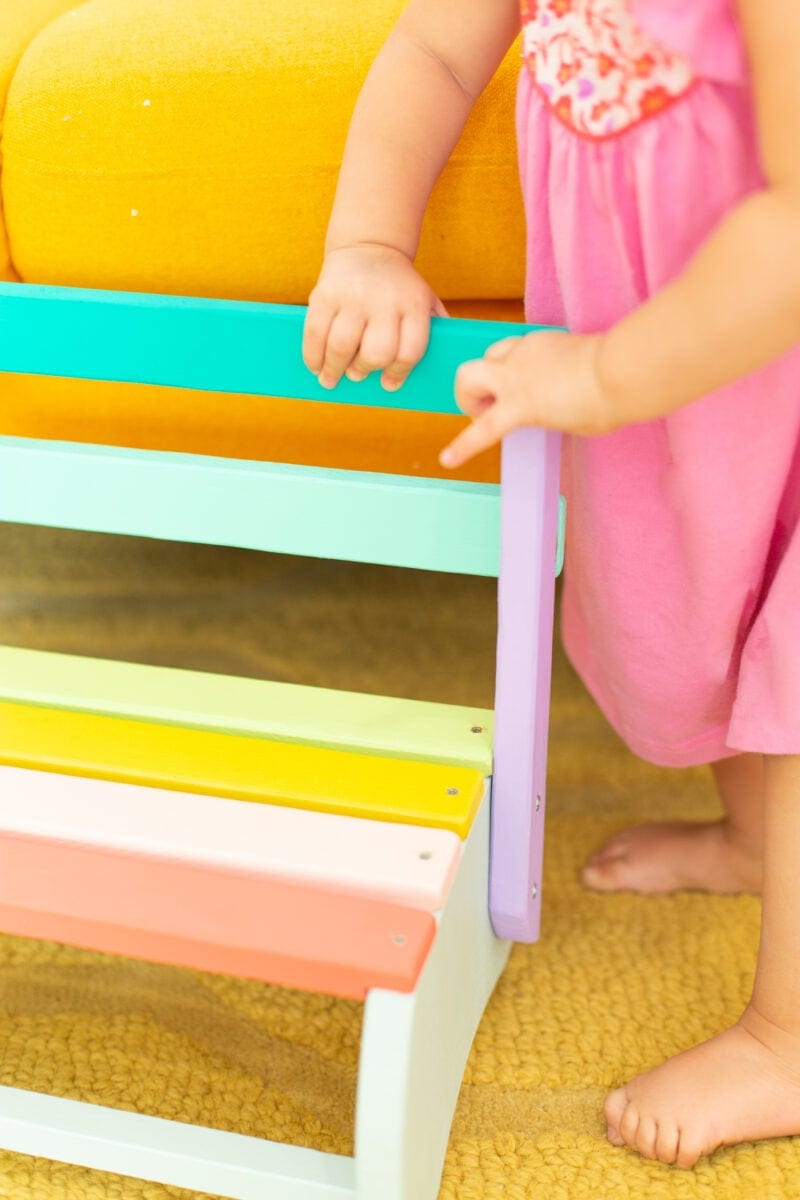 How to Make a Kids' Step Stool Chair