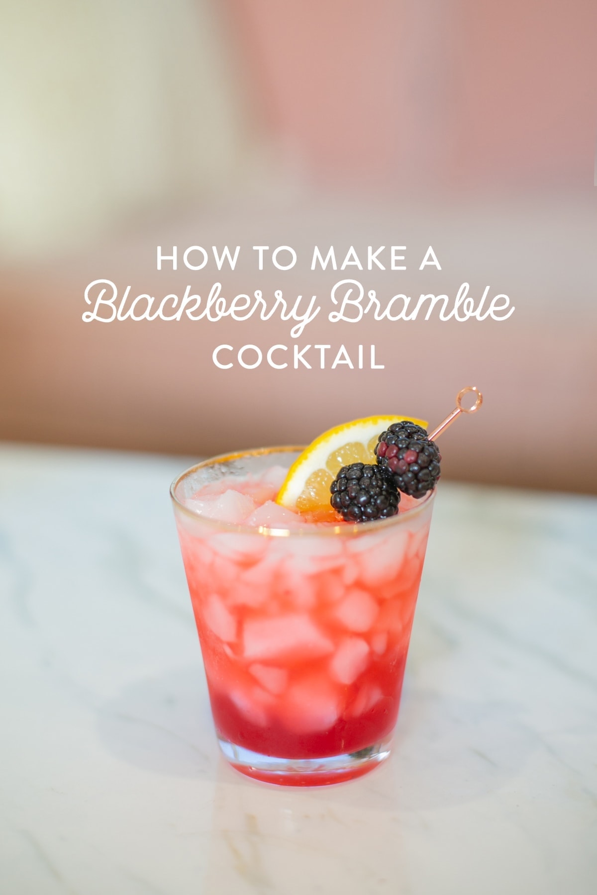 Blackberry Bramble Easter Cocktail » Lovely Indeed
