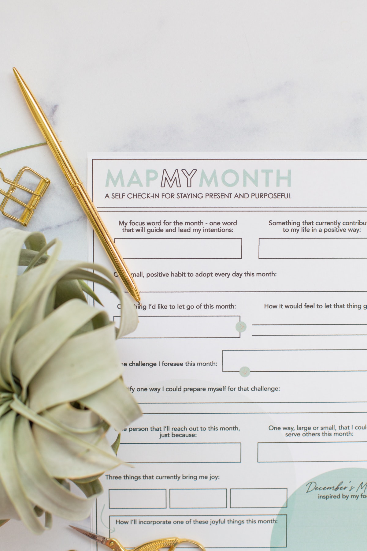 December Map My Month » Lovely Indeed