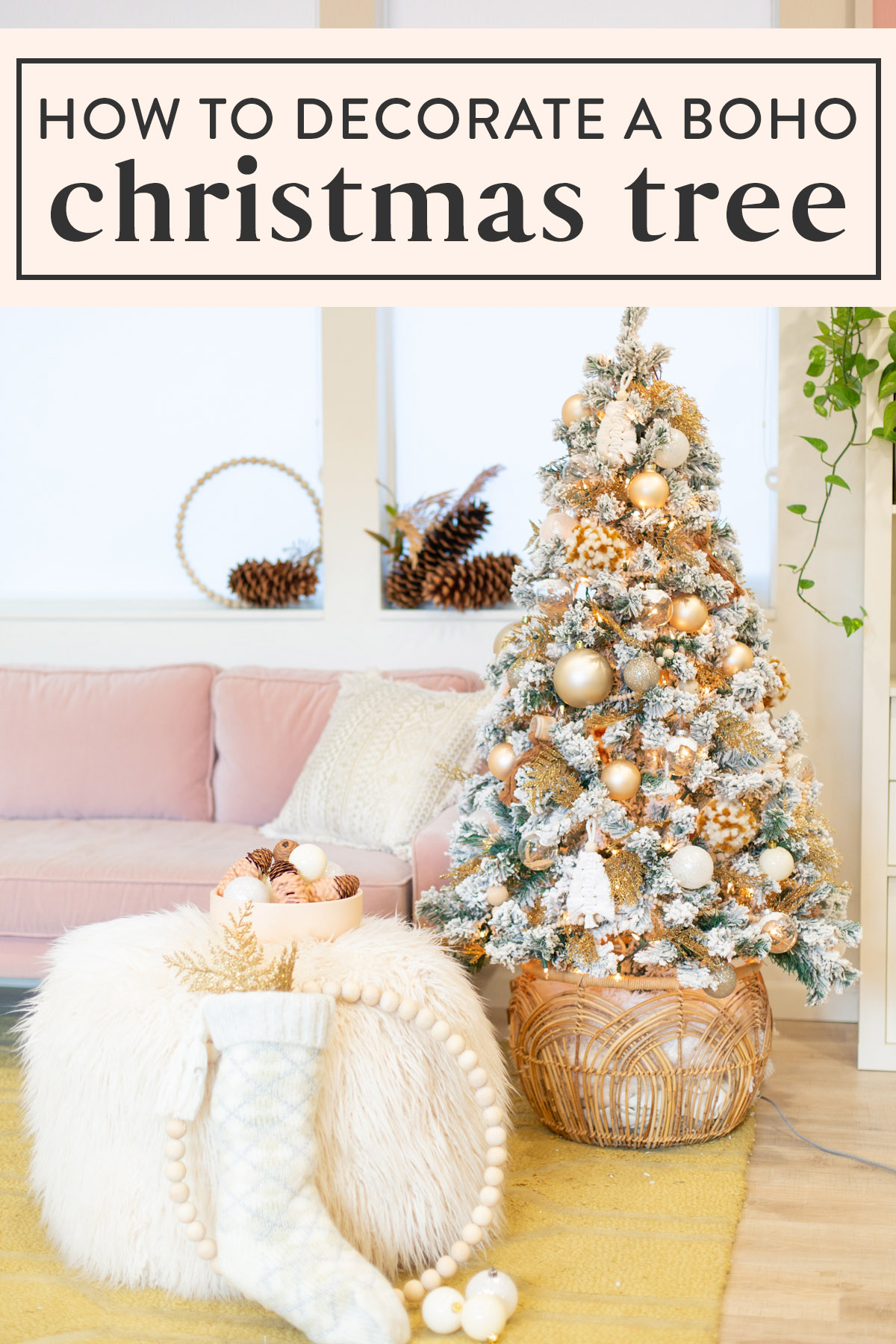 Boho Christmas Tree Ideas » Lovely Indeed